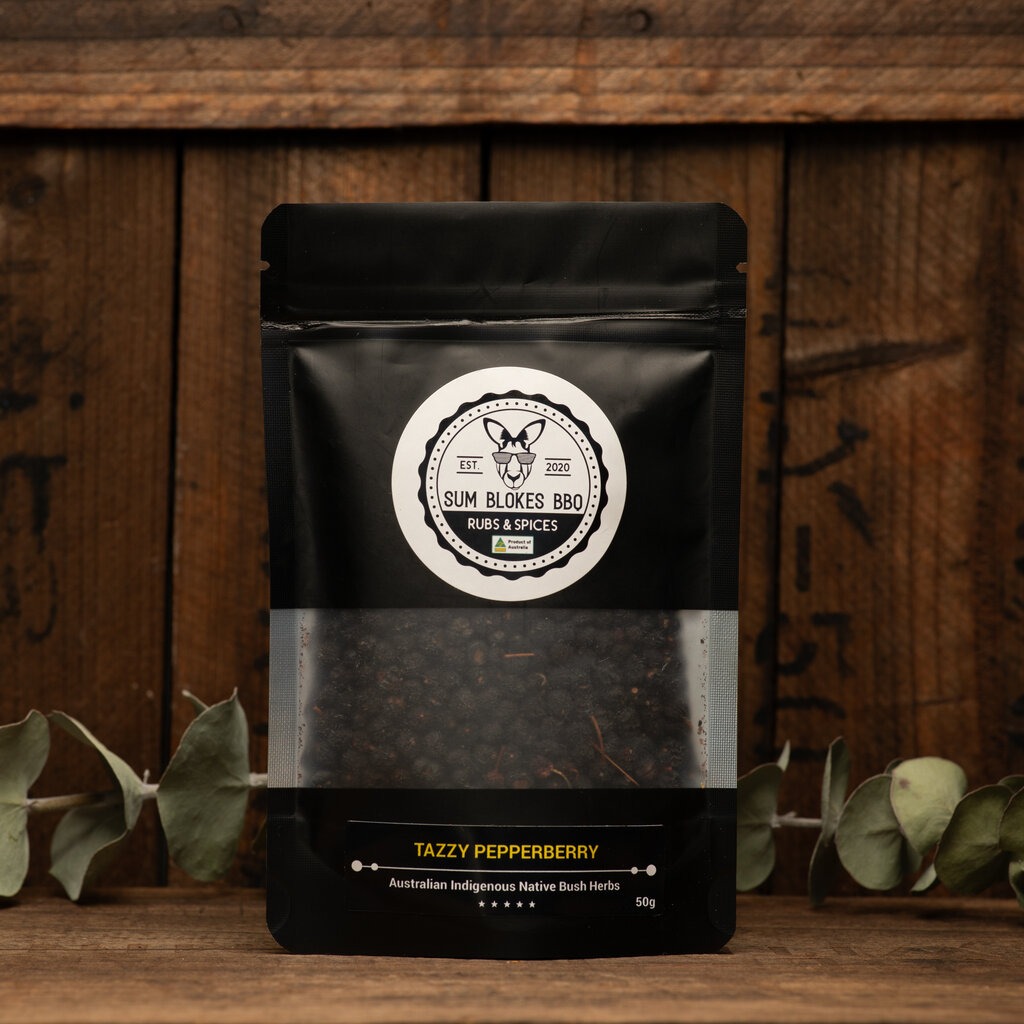 Tazzy Pepperberry - Sum Blokes BBQ Rubs & Spices